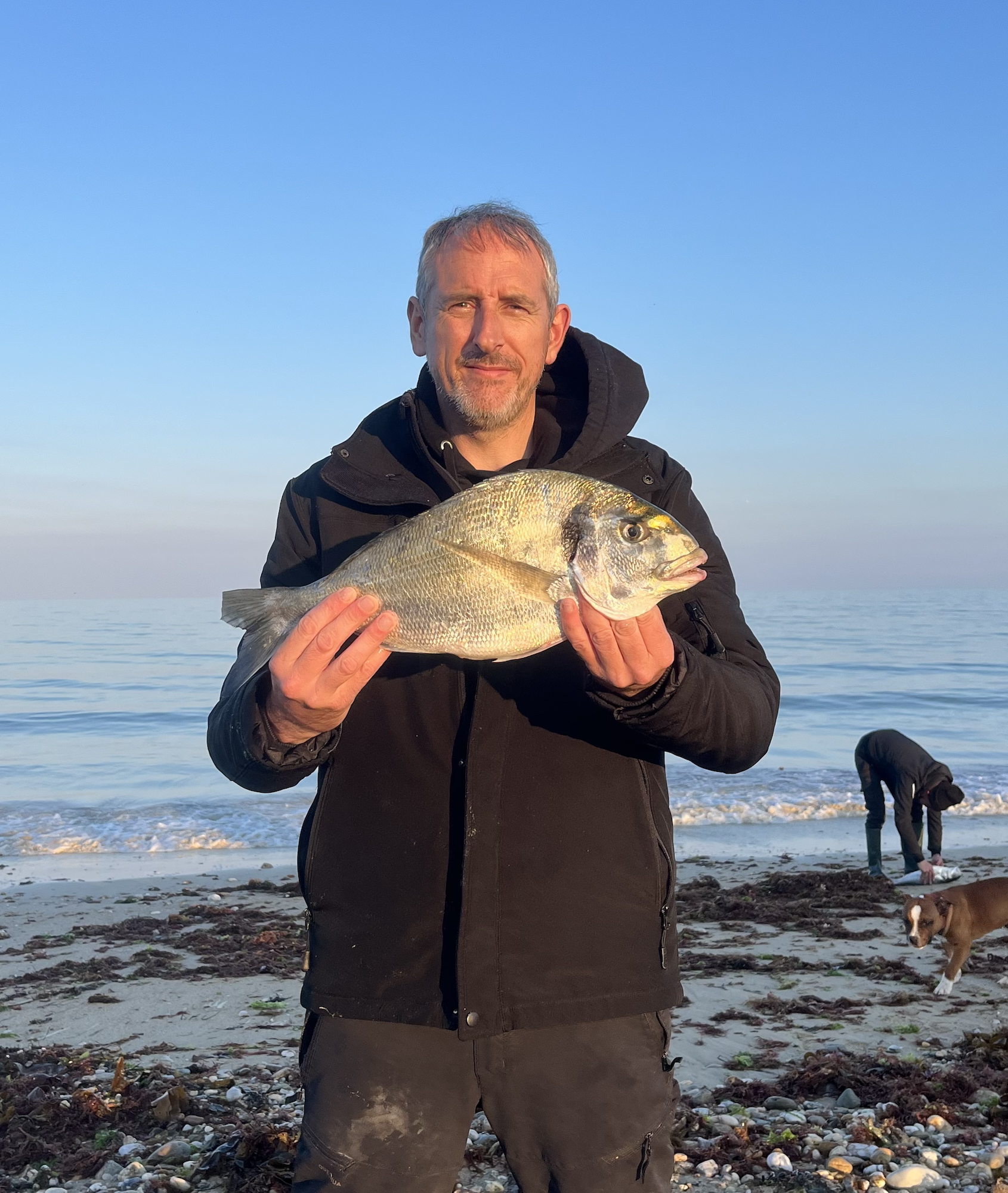 Pêche de la daurade royale en surfcasting sur la côte atlantique : En ...